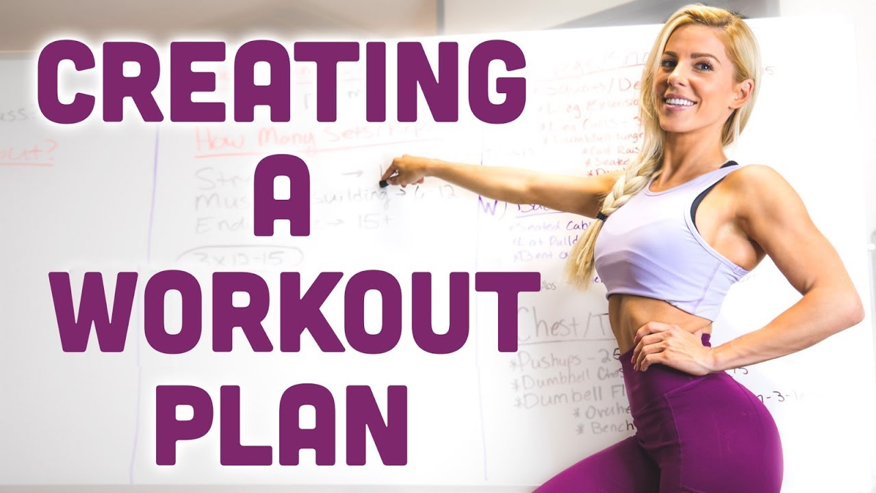 How To Create A WORKOUT PLAN - Fitness At Home Online